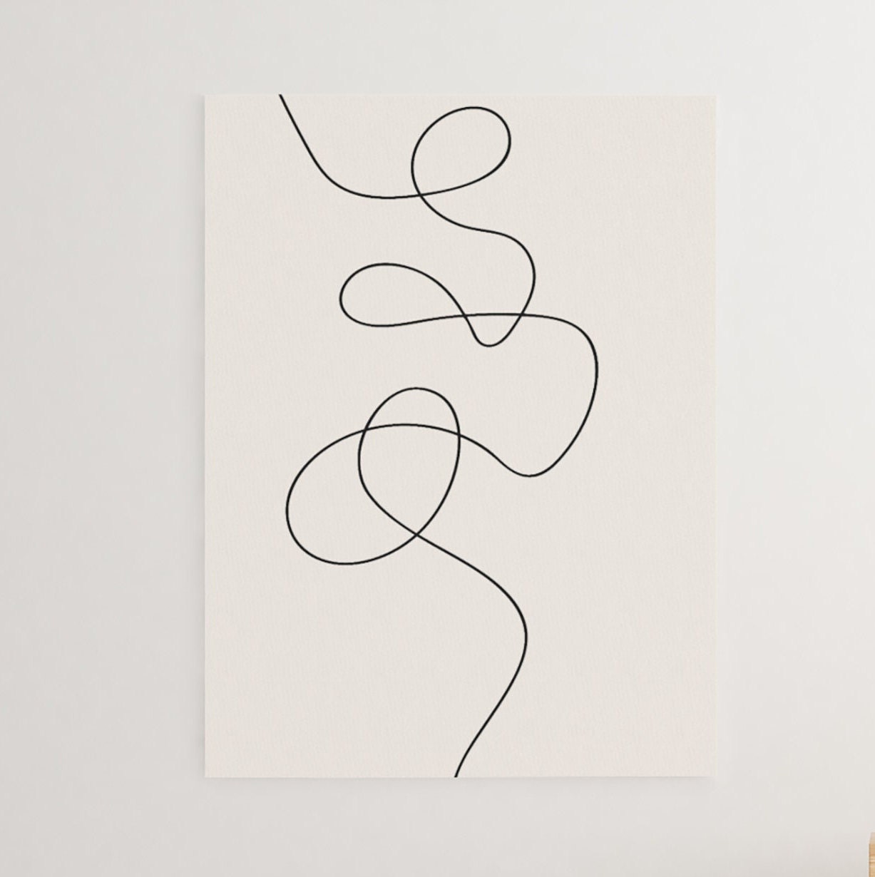 One Line Drawing, Abstract Line Art Print, One Line Art, Downloadable ...