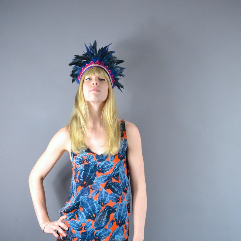 Royal Handmade Feather Crown - Etsy