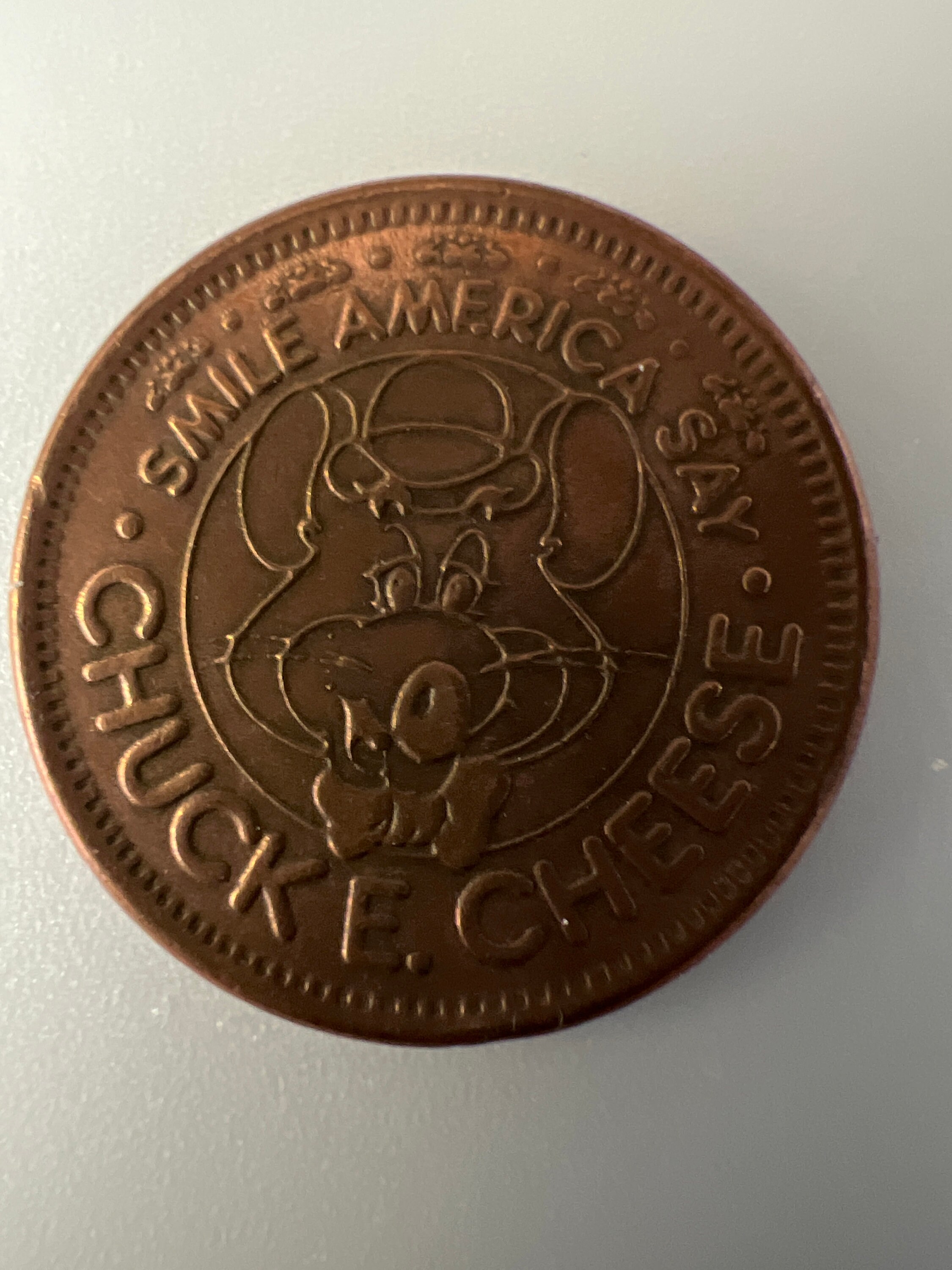 1984 Chuck E. Cheese Smile America Say in Pizza We Trust 25 - Etsy
