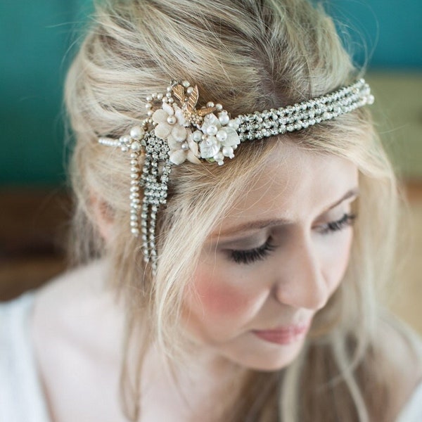 Bridal Forehead Band Etsy