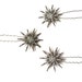Deco Star Burst Hair Pins Silver Rhinestone Star Headpiece - Etsy