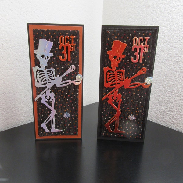 Skeleton Card - Etsy