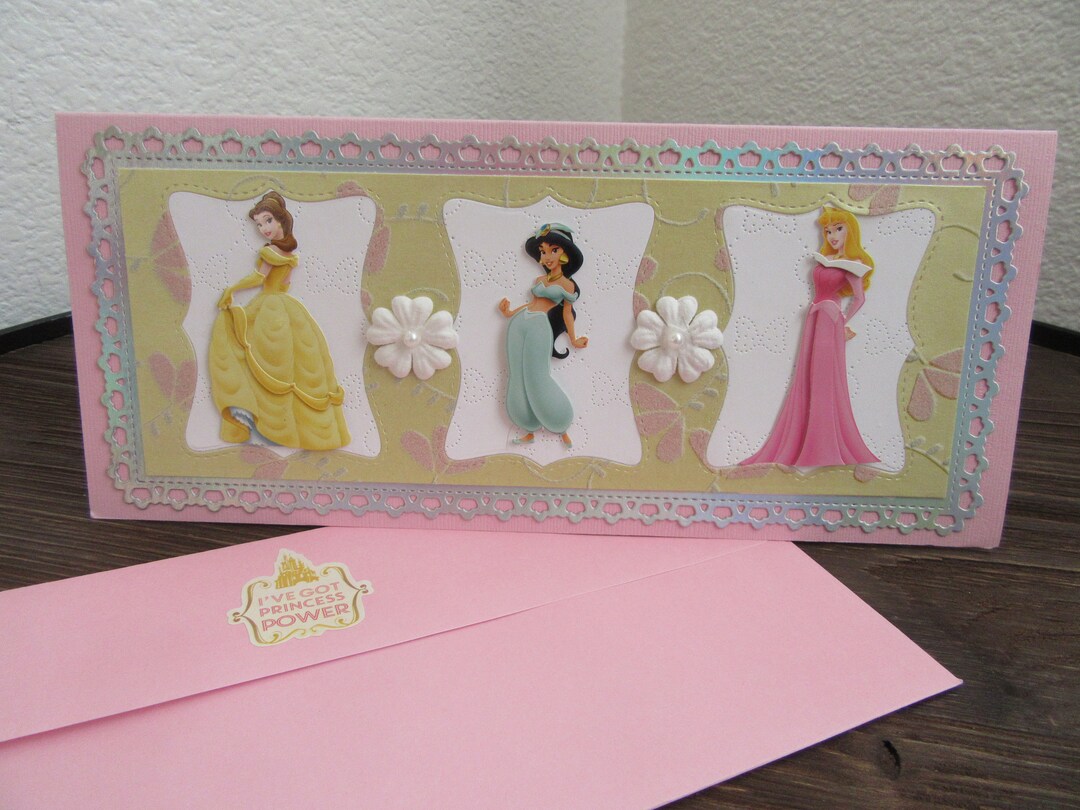 Princess Card* Princess Birthday Card* Princess Belle Card* Disney ...
