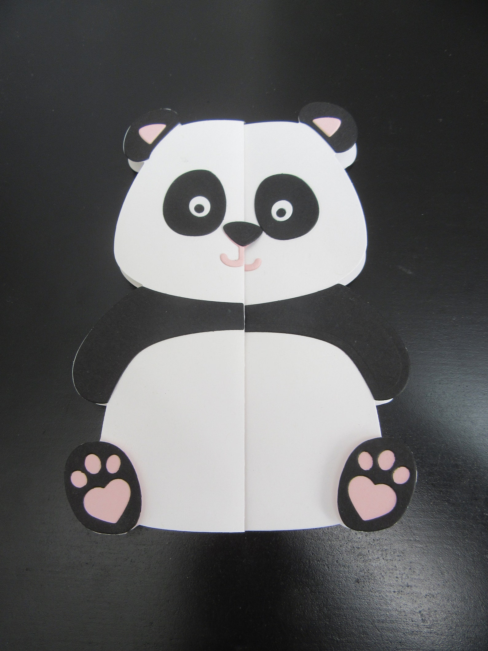 Panda Bear Card Panda bear Hugs Card Panda - Etsy