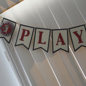 Baseball Banner* Vintage Theme Play Ball Baseball Banner* Play Ball ...