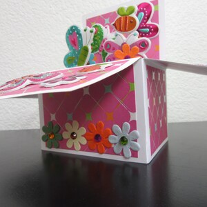 Butterfly Box Card Butterfly Cards Box Card With Butterflies Butterfly ...