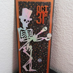 Halloween Skeleton Card Halloween Card Skeleton Card Cards - Etsy