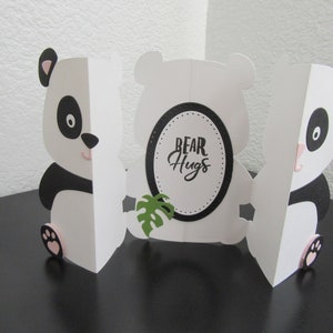 Panda Bear Card* Panda "bear Hugs" Card* Panda "hello" Card* Panda ...