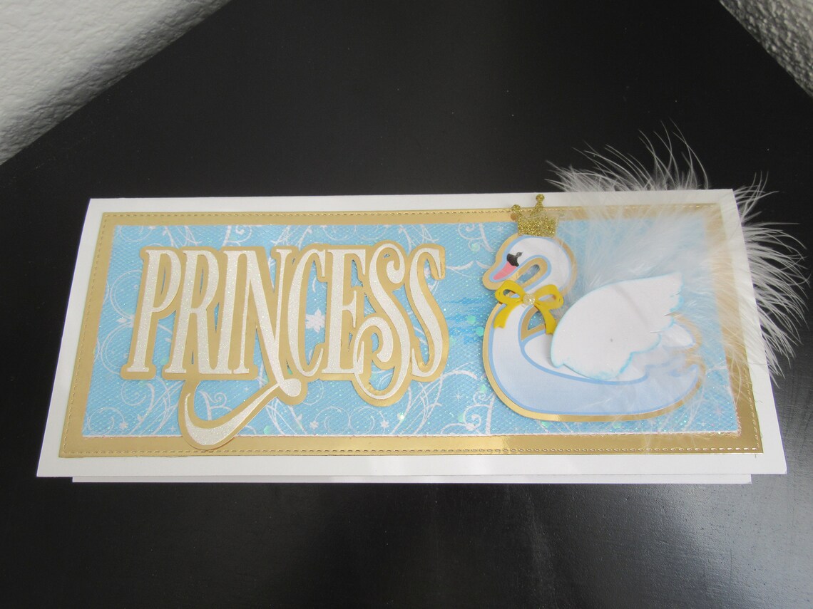 Princess Card All Occasion Princes Card Princess Cards for - Etsy