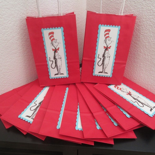Vintage DR. Seuss...cat in the HAT Open Book Invitation - Etsy