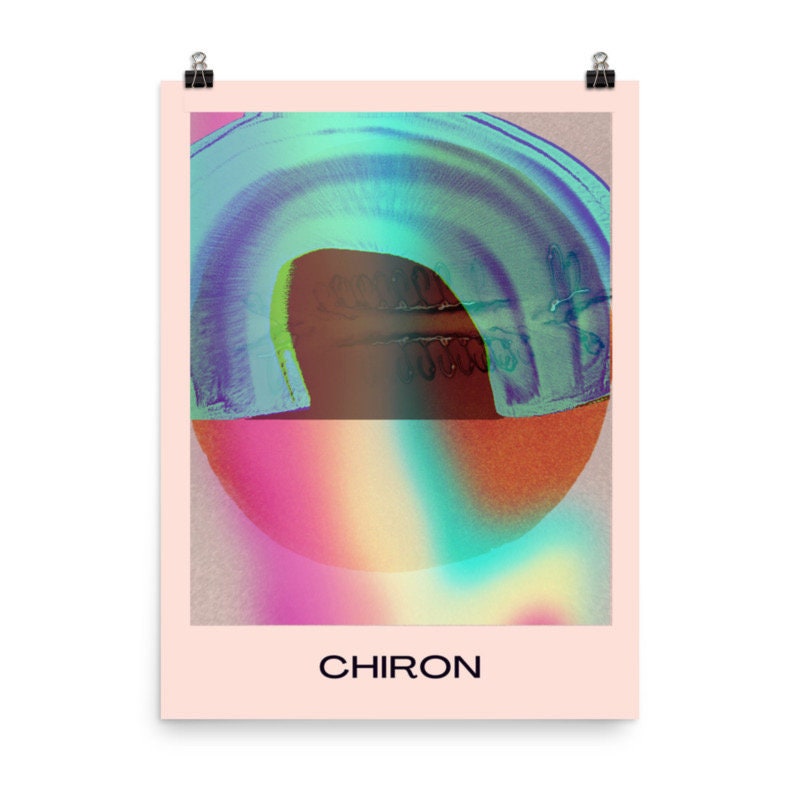 Chiron: the Wounded Healer Abstract Poster Print 12x16 Inches - Etsy