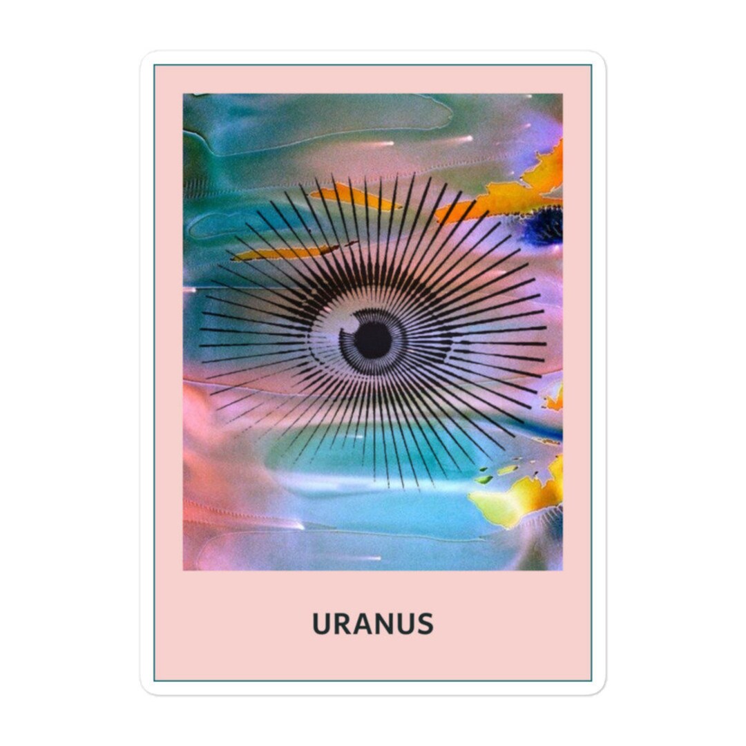 Uranus STICKER: Aquarius Zodiac Oracle - Etsy