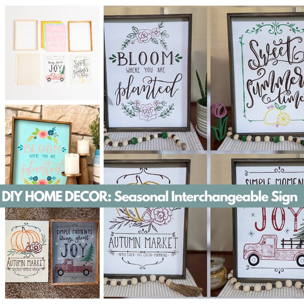 Seasonal Sign - Etsy