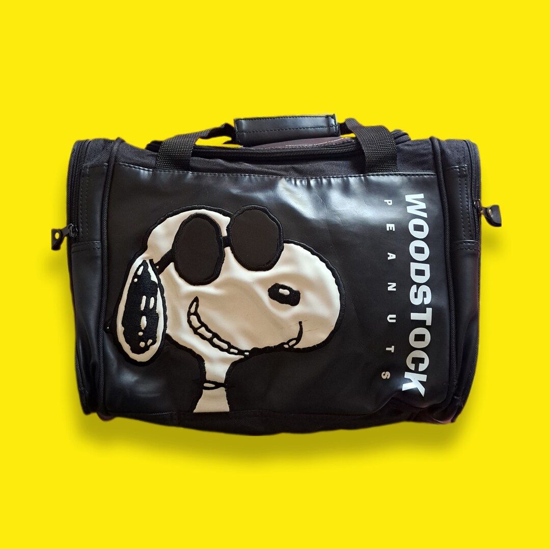 Vintage joe Cool Snoopy Tote Duffle Bag 90's - Etsy