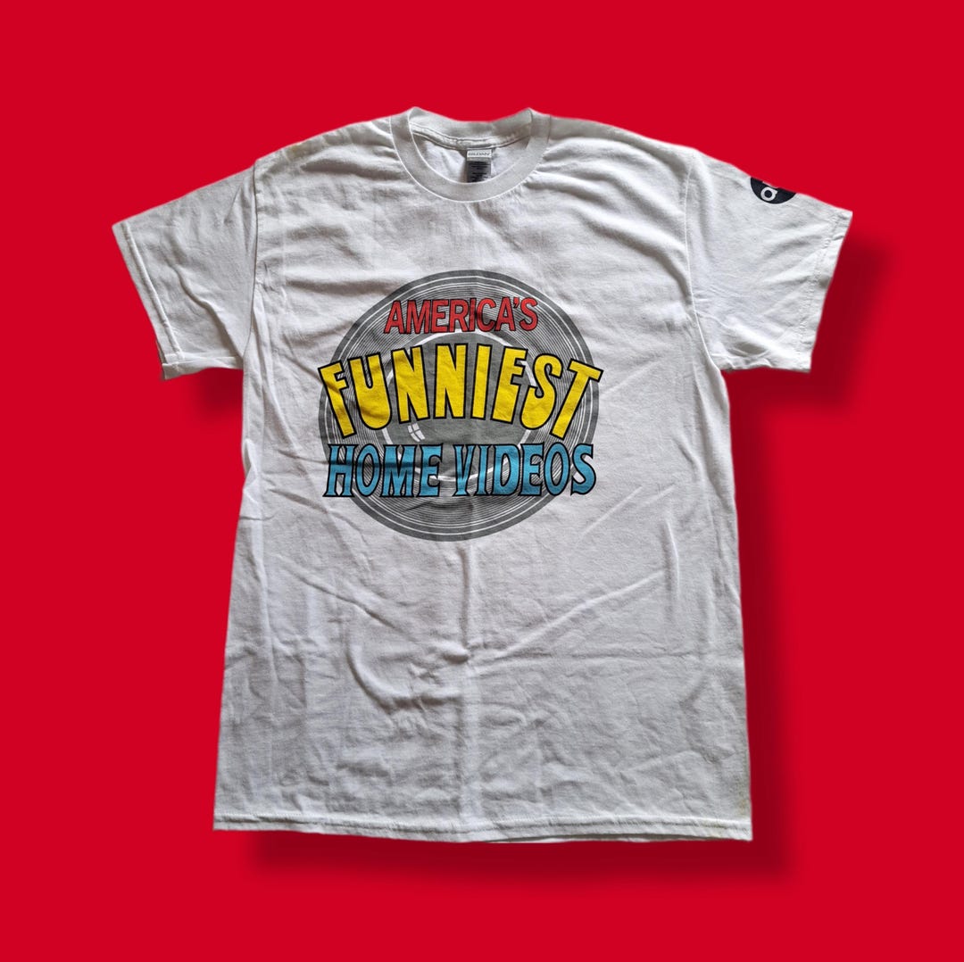 Vintage America's Funniest Home Videos "afhv" Graphic T-shirt - 90's - Etsy