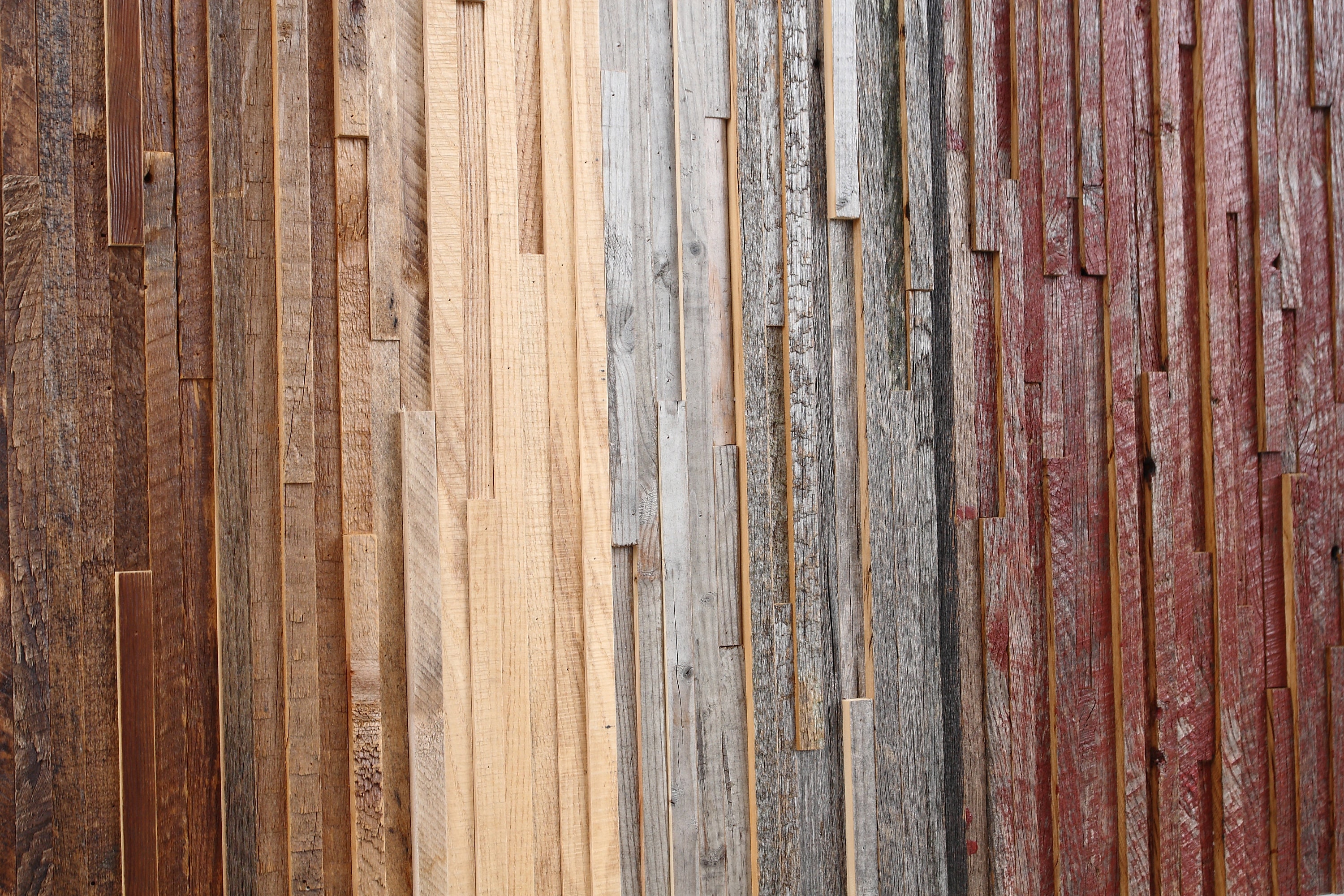 Reclaimed wood wall art Gradient wood wall art Large | Etsy