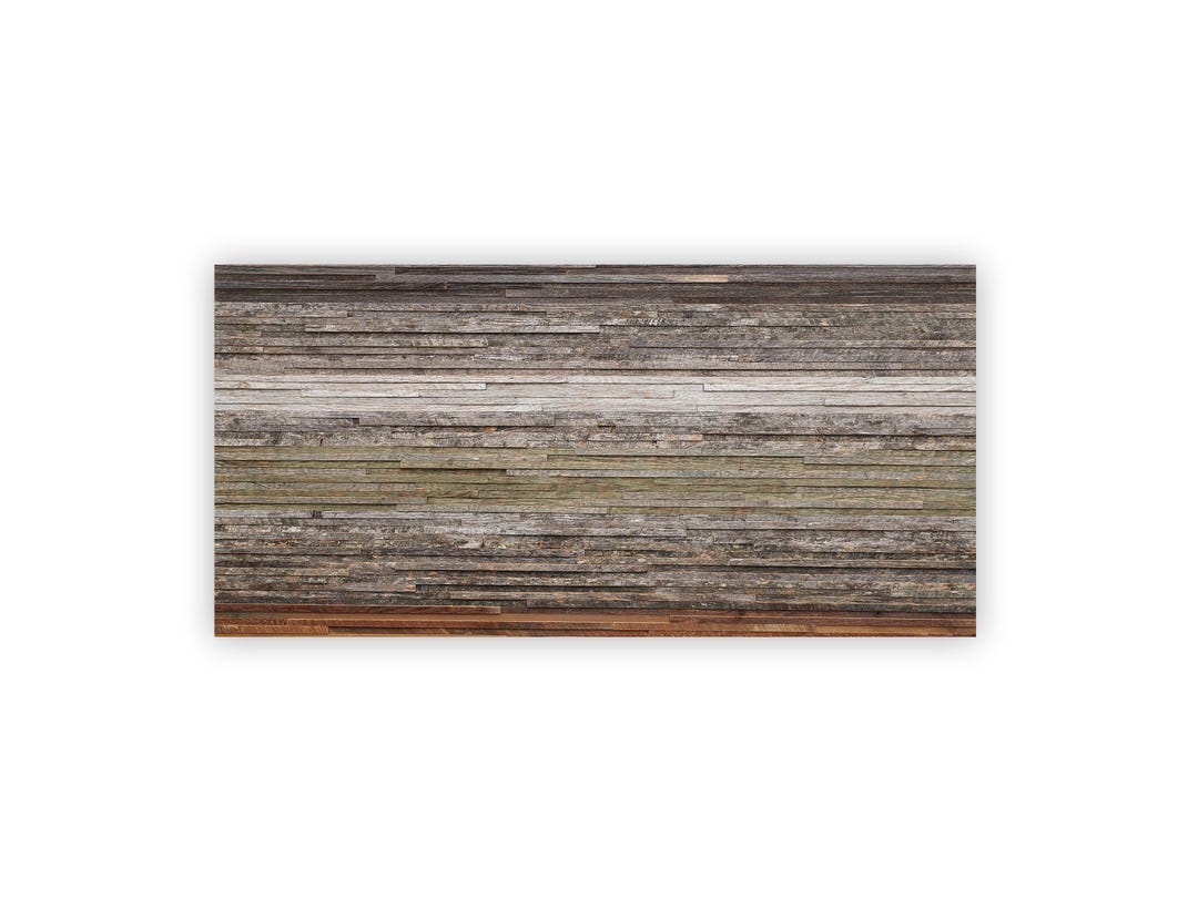 Moss Gradient Reclaimed Wood Wall Art: Rustic Green Artwork - Etsy