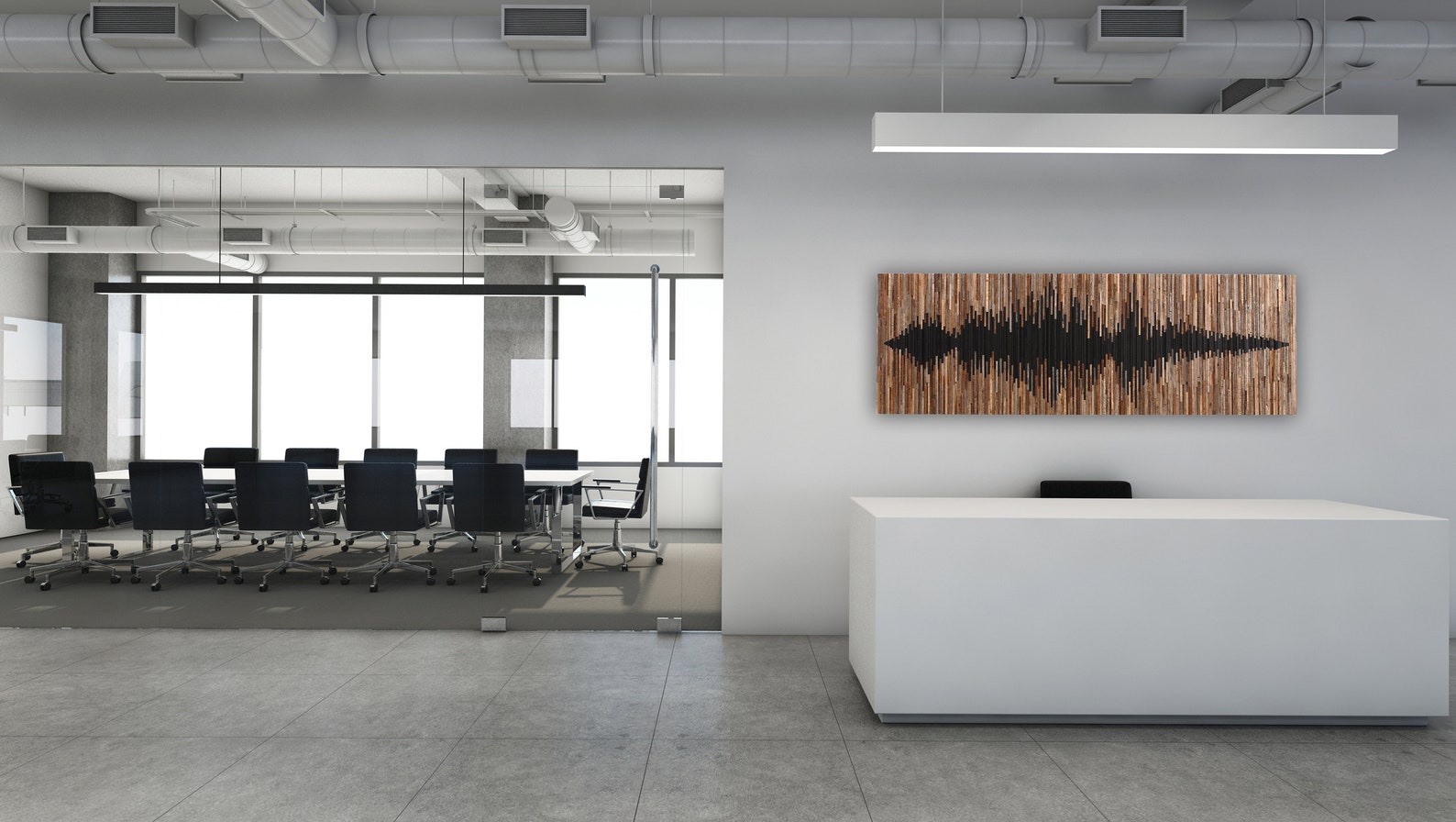 Soundwave Sculpture Wood Abstract Sound Wave Reclaimed Wood | Etsy