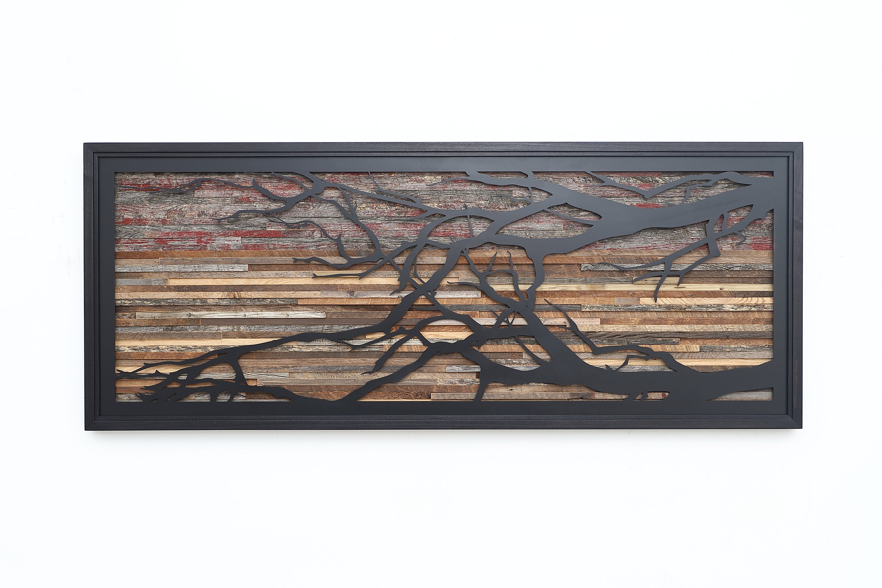 Framed Tree Branch Art