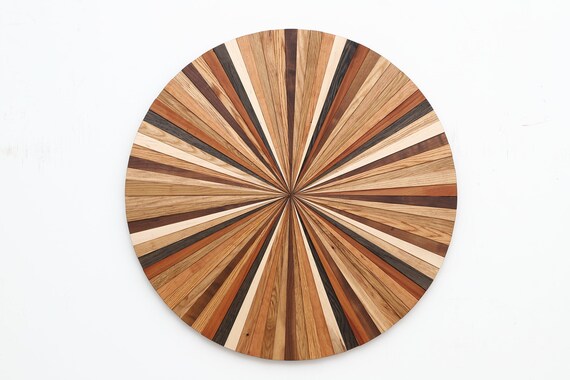 Natural 4 Round Wood Wall Art Circle Wood Wall Art Large - Etsy