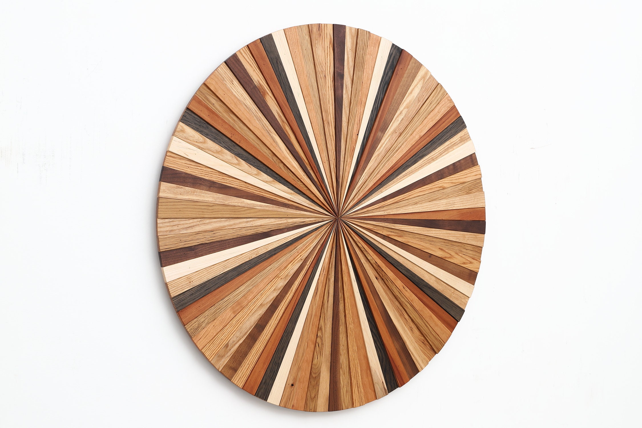 Round wood wall art circle wood wall art large wall art | Etsy