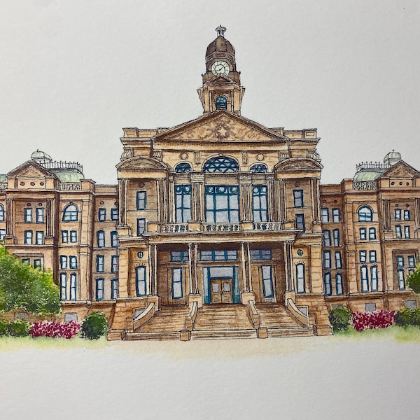 County Courthouse - Etsy