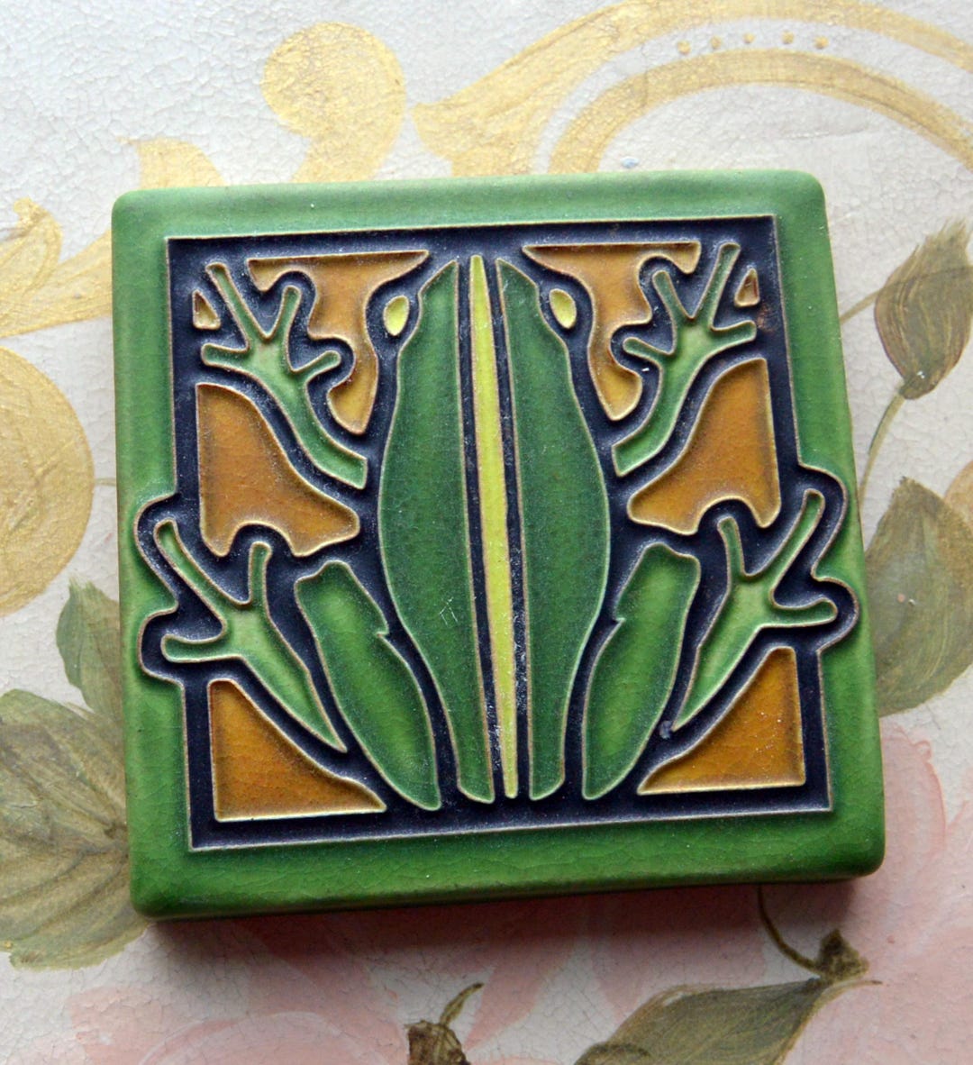 SALE Motawi Tileworks Frog Tile Hand Signed/hallmarked, Hand Crafted US ...