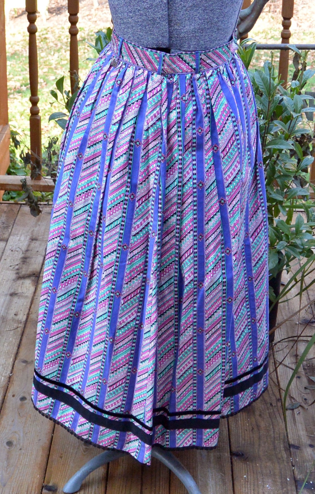 Sale! Dirndl Skirt - German Made, ALPHORN TRACHTENMODE, Dance Skirt ...
