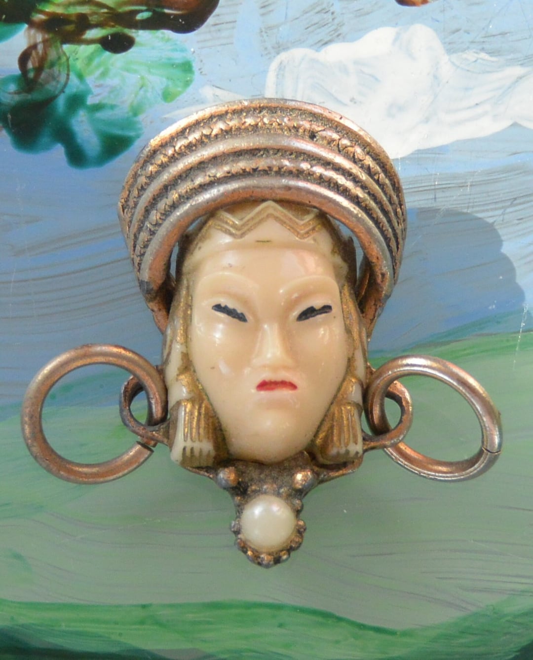 SALE! Selro Princess Warrior Pendant - Blonde, Silver/gold Headdress ...