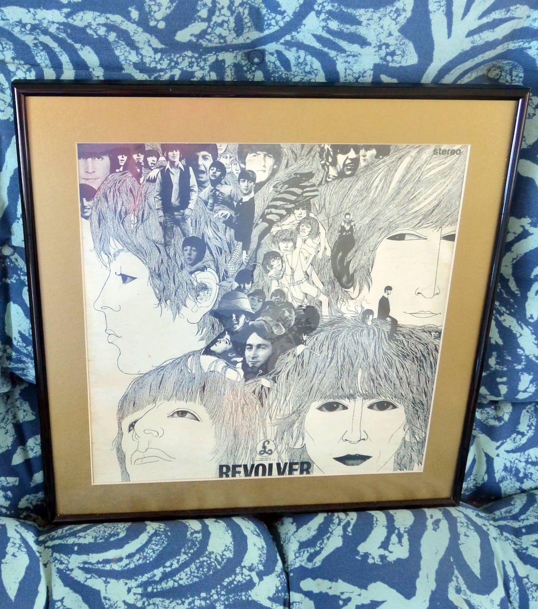 Art, Beatles "revolver" Album Ad Poster, Framed, Vintage, SALE! - Etsy