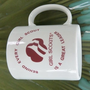 SALE Girl Scout Mug Elegant Woman GS Logo, Leader's Day, Great Gift ...