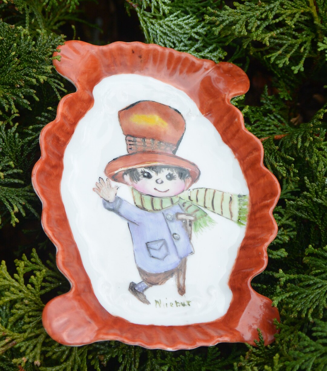 SALE! Phyllis Niebur Tiny Tim - Signed, Hand Painted Porcelain, Limoges ...