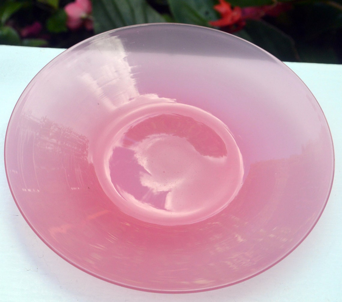 SALE Steuben Crystal Glass rosaline/alabaster Pink Opaline | Etsy