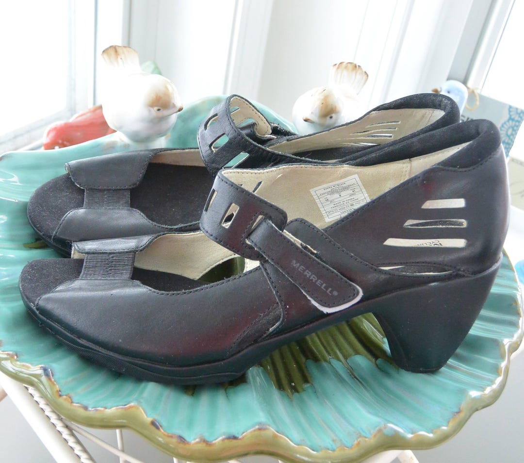 Merrell Evera Leather Mary Jane Heels - US 10 / EU 41, (UNUSED ...