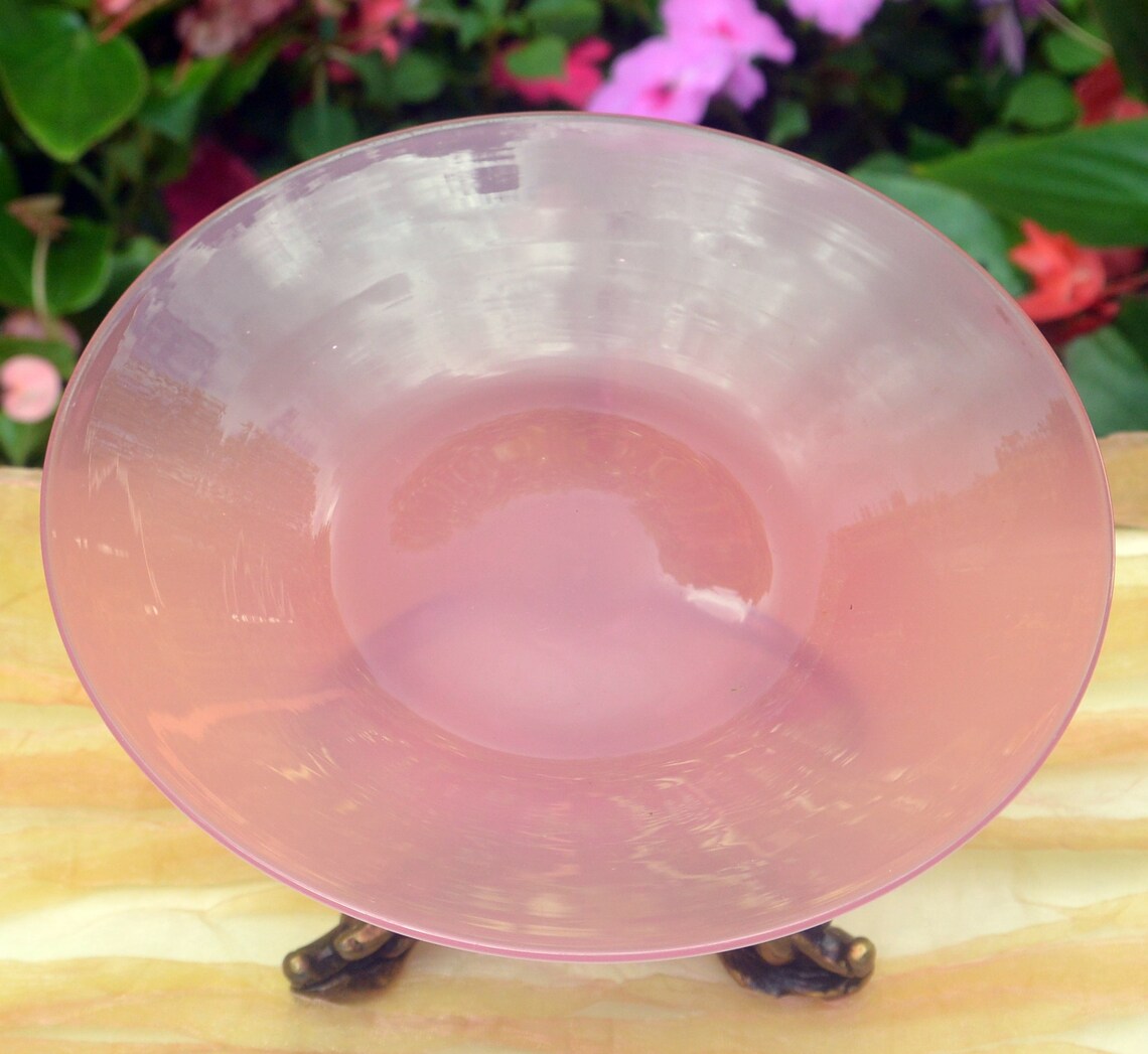 SALE Steuben Crystal Glass rosaline/alabaster Pink Opaline | Etsy