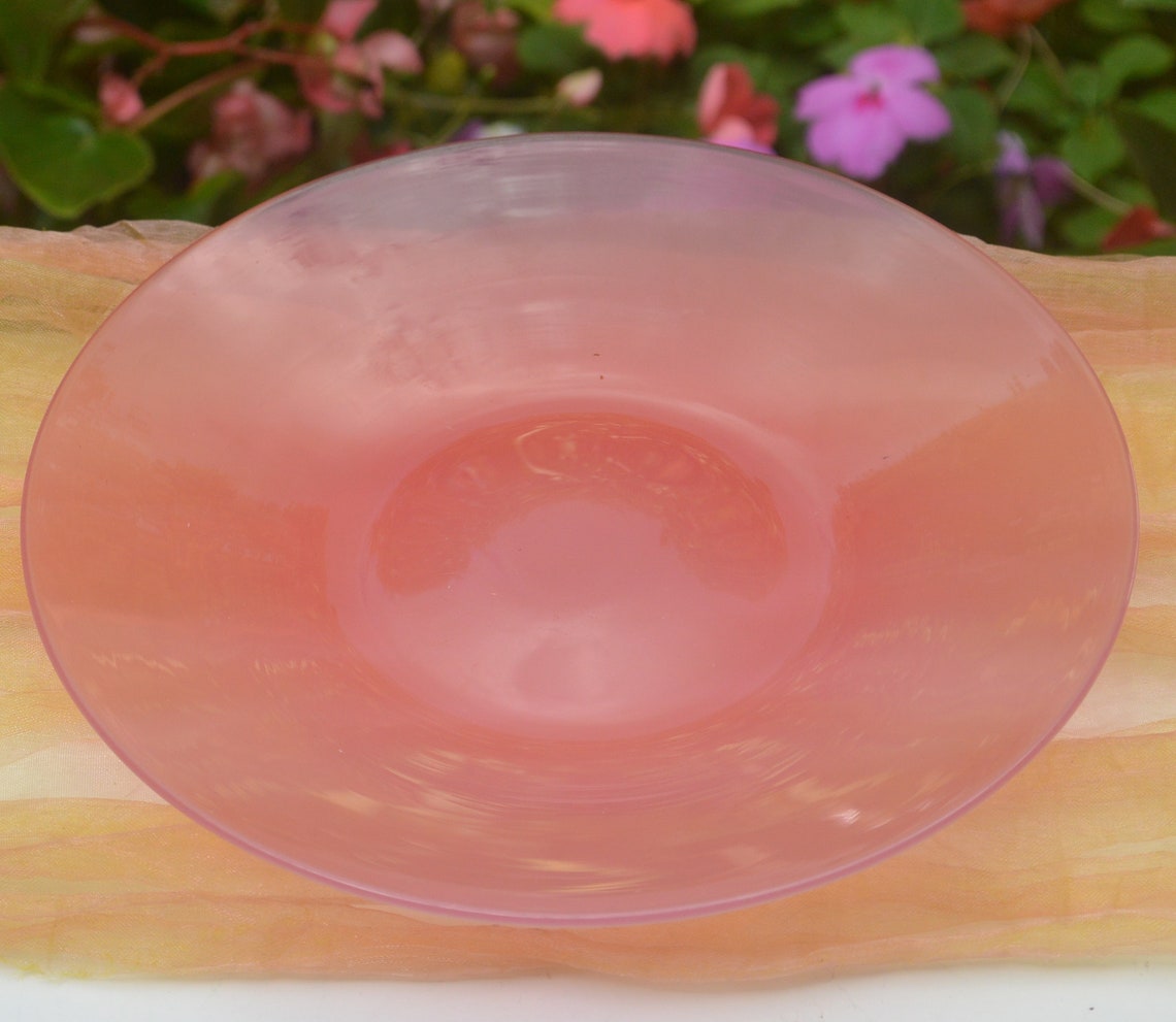 SALE Steuben Crystal Glass rosaline/alabaster Pink Opaline | Etsy