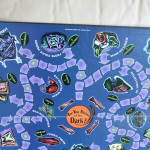 Game Board, Are You Afraid of the Dark, Replacement Board, Vintage ...