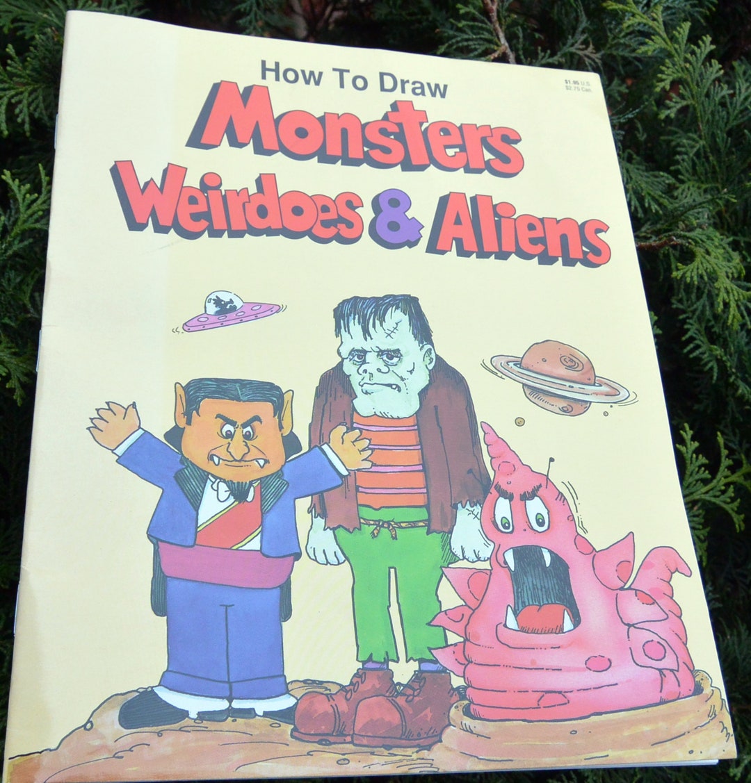 SALE! Book, How to Draw Monsters, Weirdos, and Aliens, Children/adults ...