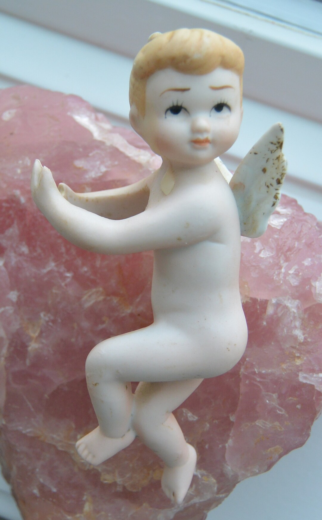 Lefton Angel Candle Climber: Hand-painted , Hallmarked, Porcelain ...