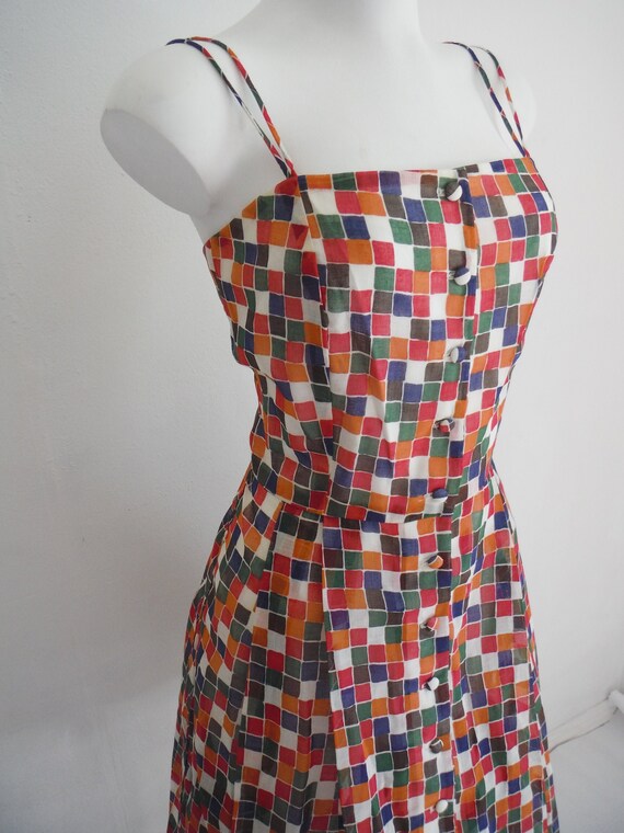 1980s sun dress - Gem