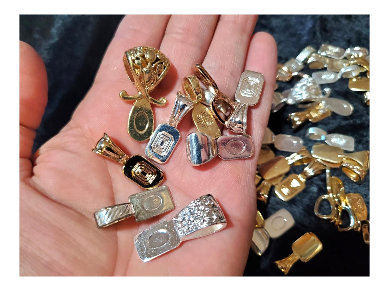 Fancy Assorted Bails Glue-on Bails for Jewelry Making - High-quality ...