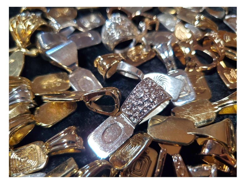 Fancy Assorted Bails Glue-on Bails for Jewelry Making - High-quality ...