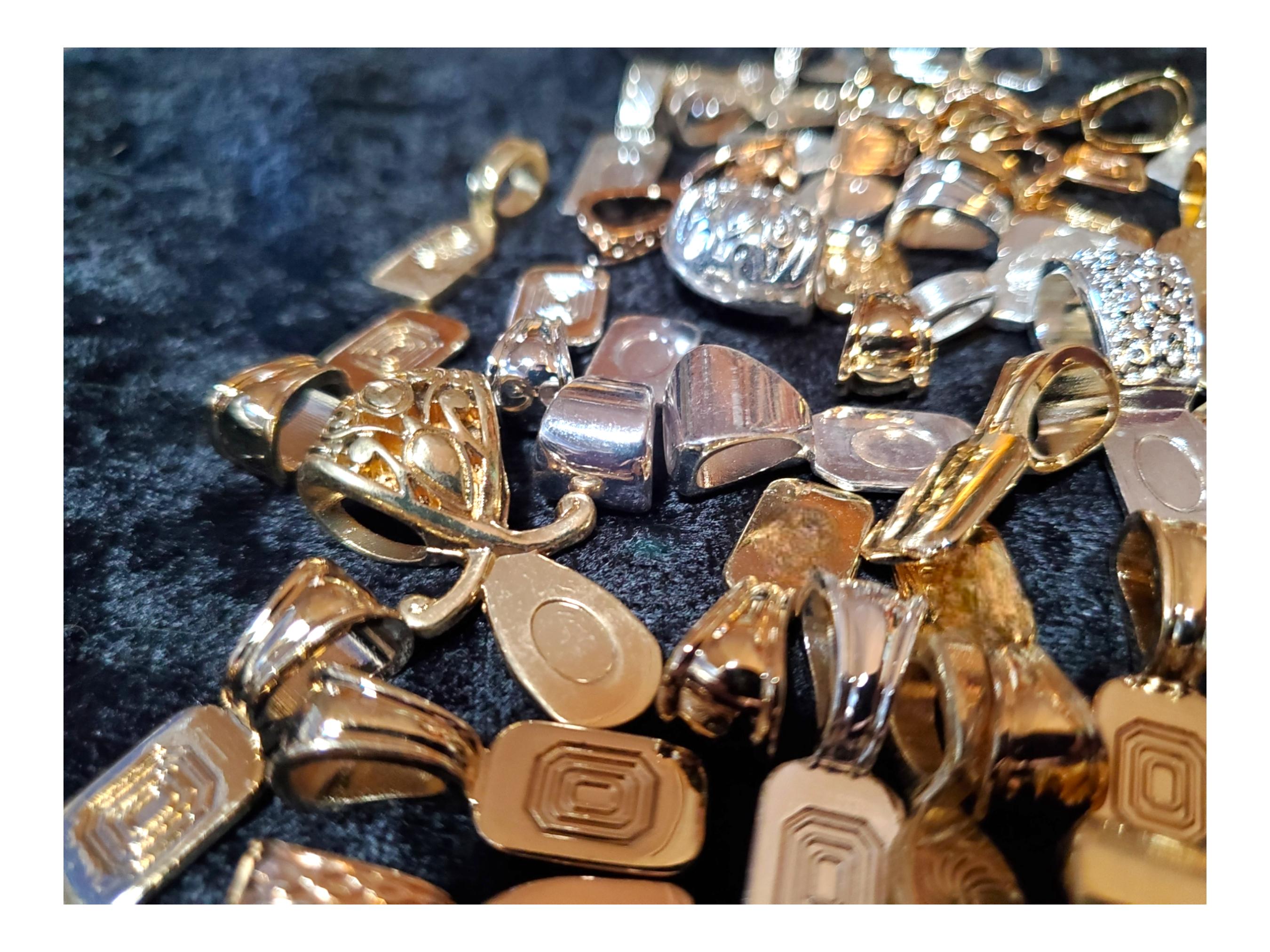 Fancy Assorted Bails Glue-on Bails for Jewelry Making - High-quality ...