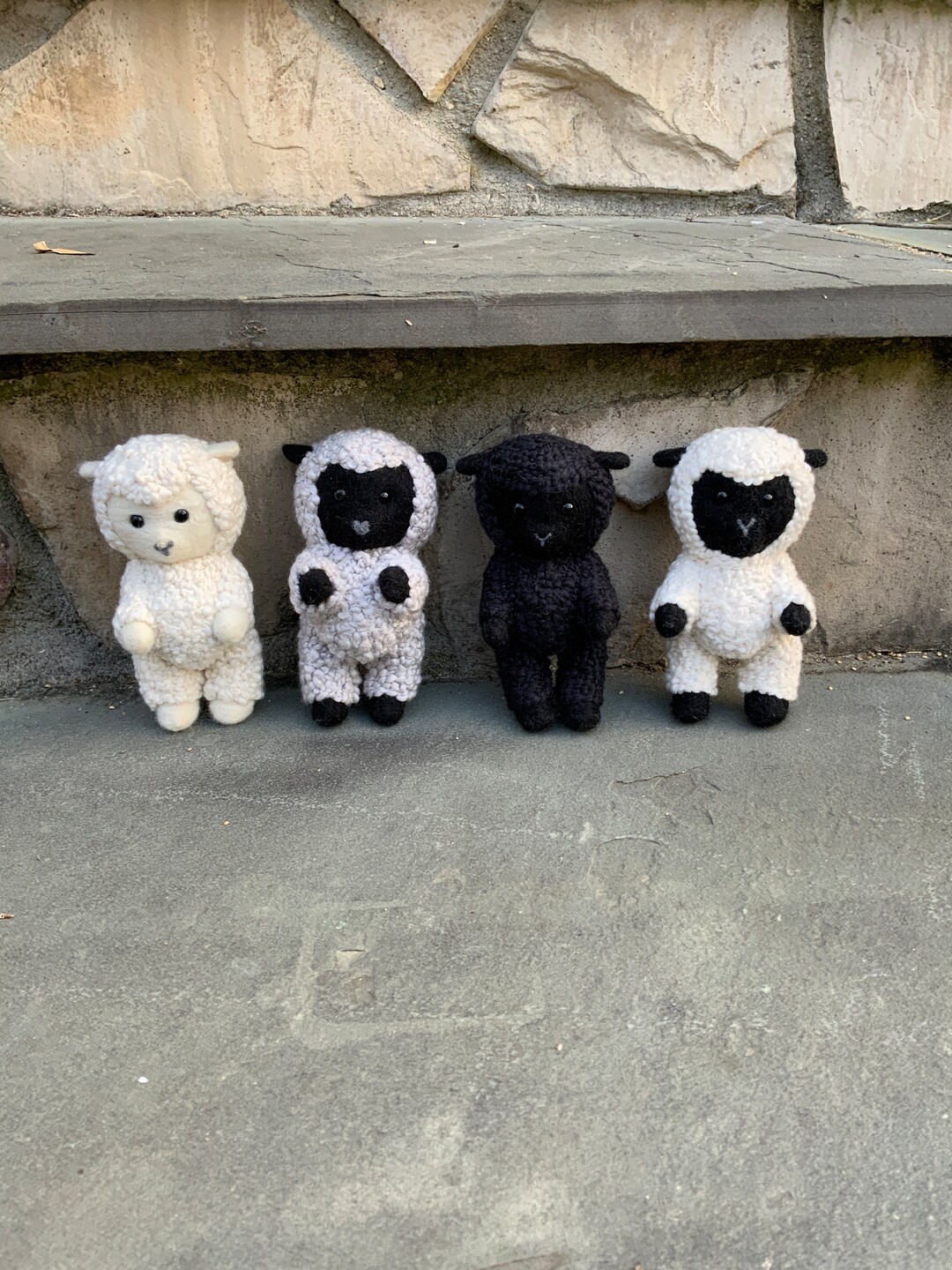 DIY Sheep Hand Sewn Doll Pattern, Wool Felt Sheep Doll Pattern ...