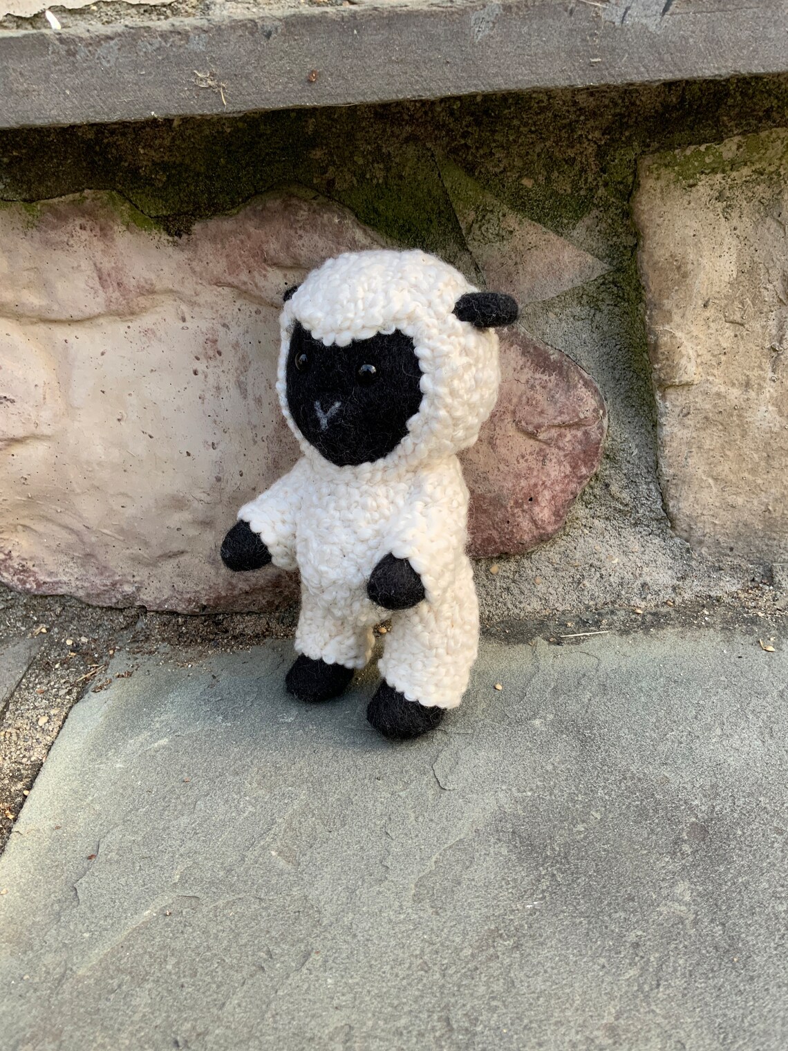 DIY Sheep Hand Sewn Doll Pattern, Wool Felt Sheep Doll Pattern ...