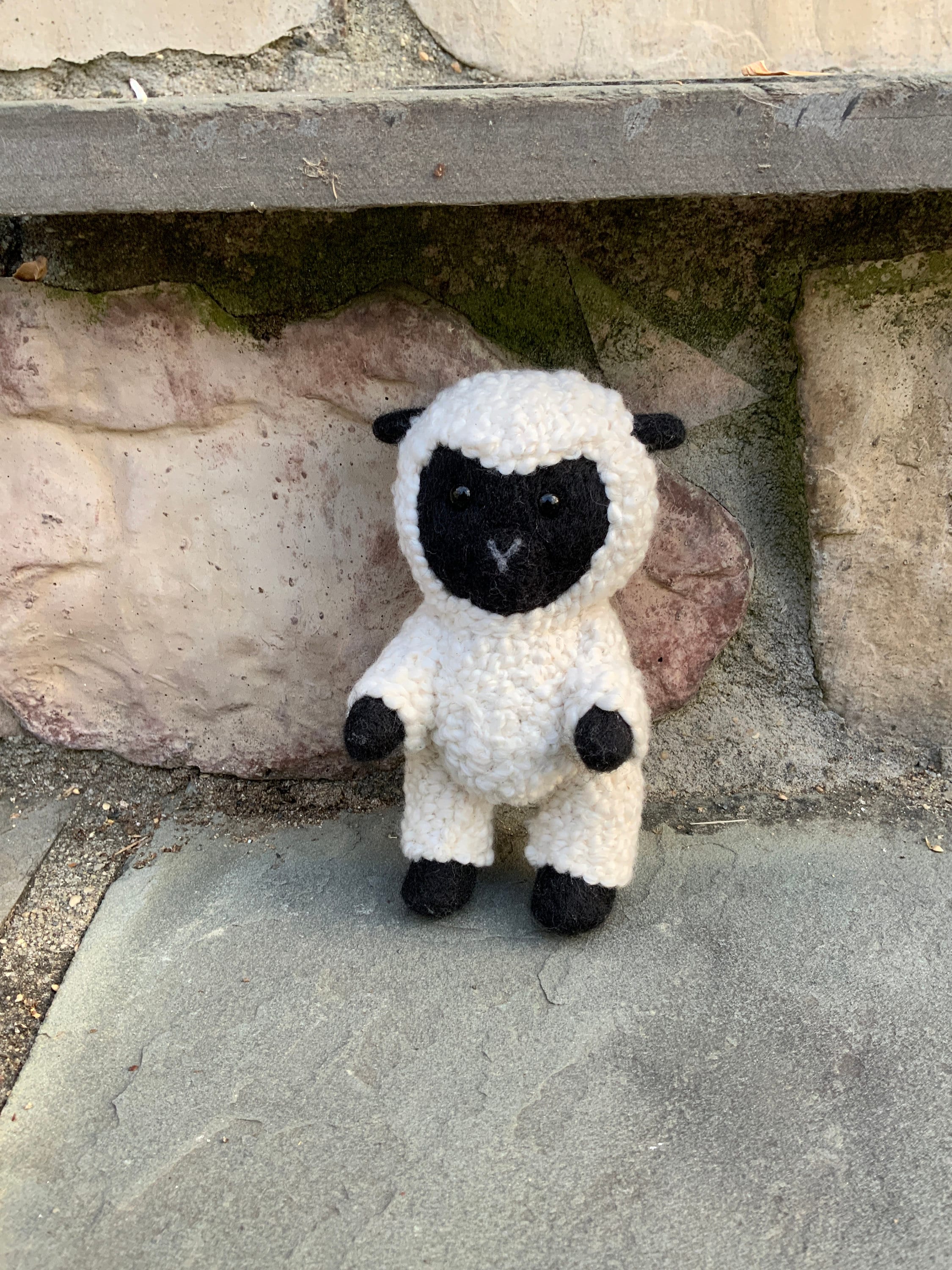 DIY Sheep Hand Sewn Doll Pattern, Wool Felt Sheep Doll Pattern ...