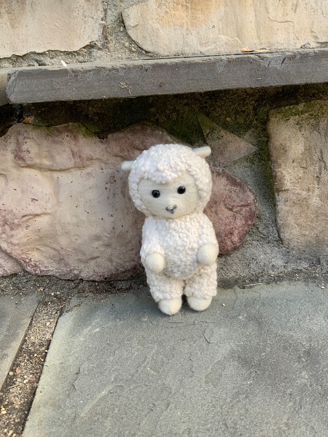 DIY Sheep Hand Sewn Doll Pattern, Wool Felt Sheep Doll Pattern ...