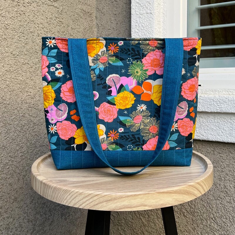 Quilted Tote Bag - Etsy