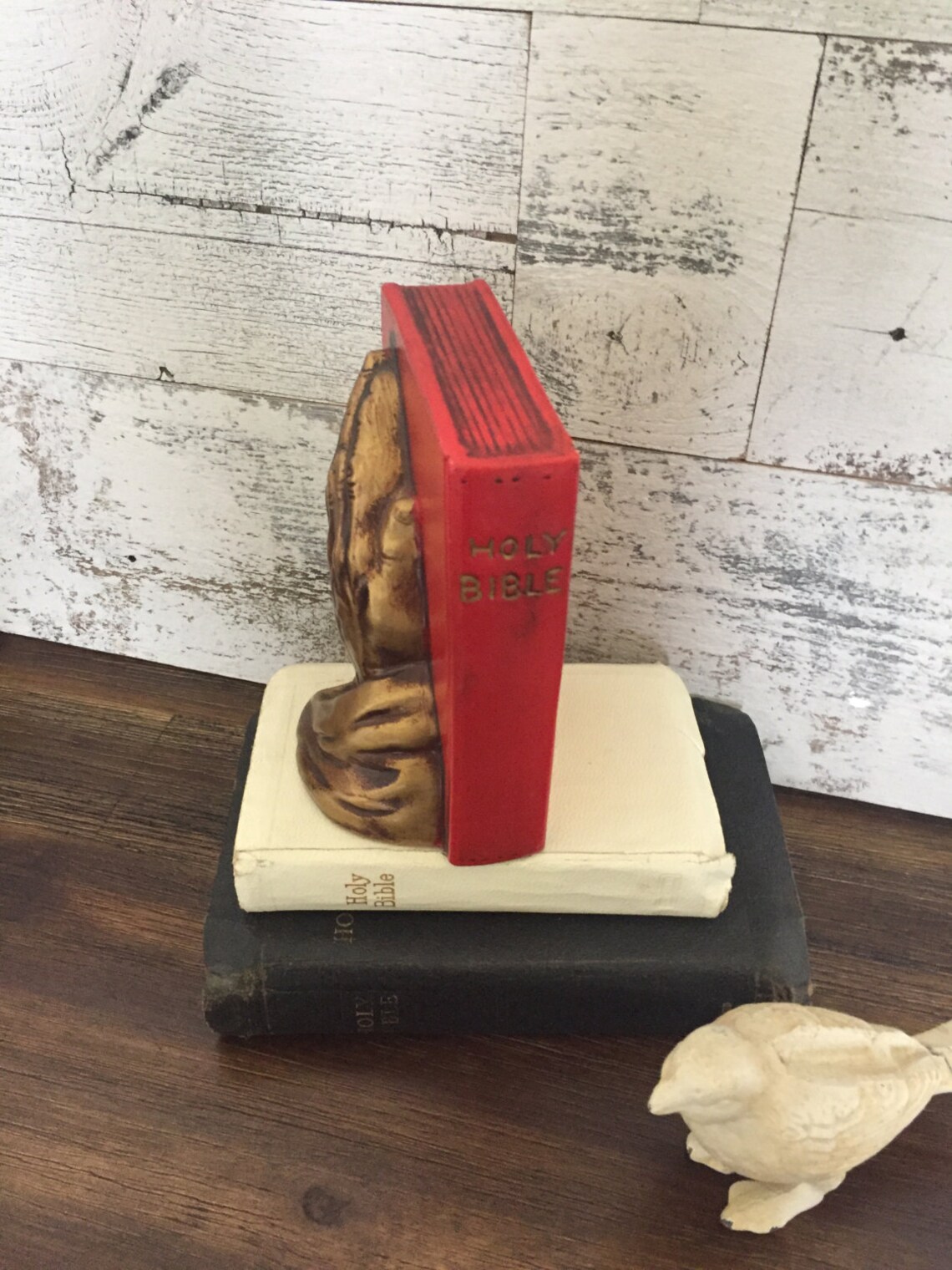 Praying Hands Bible Bookend Holy Bible Bookend Praying - Etsy