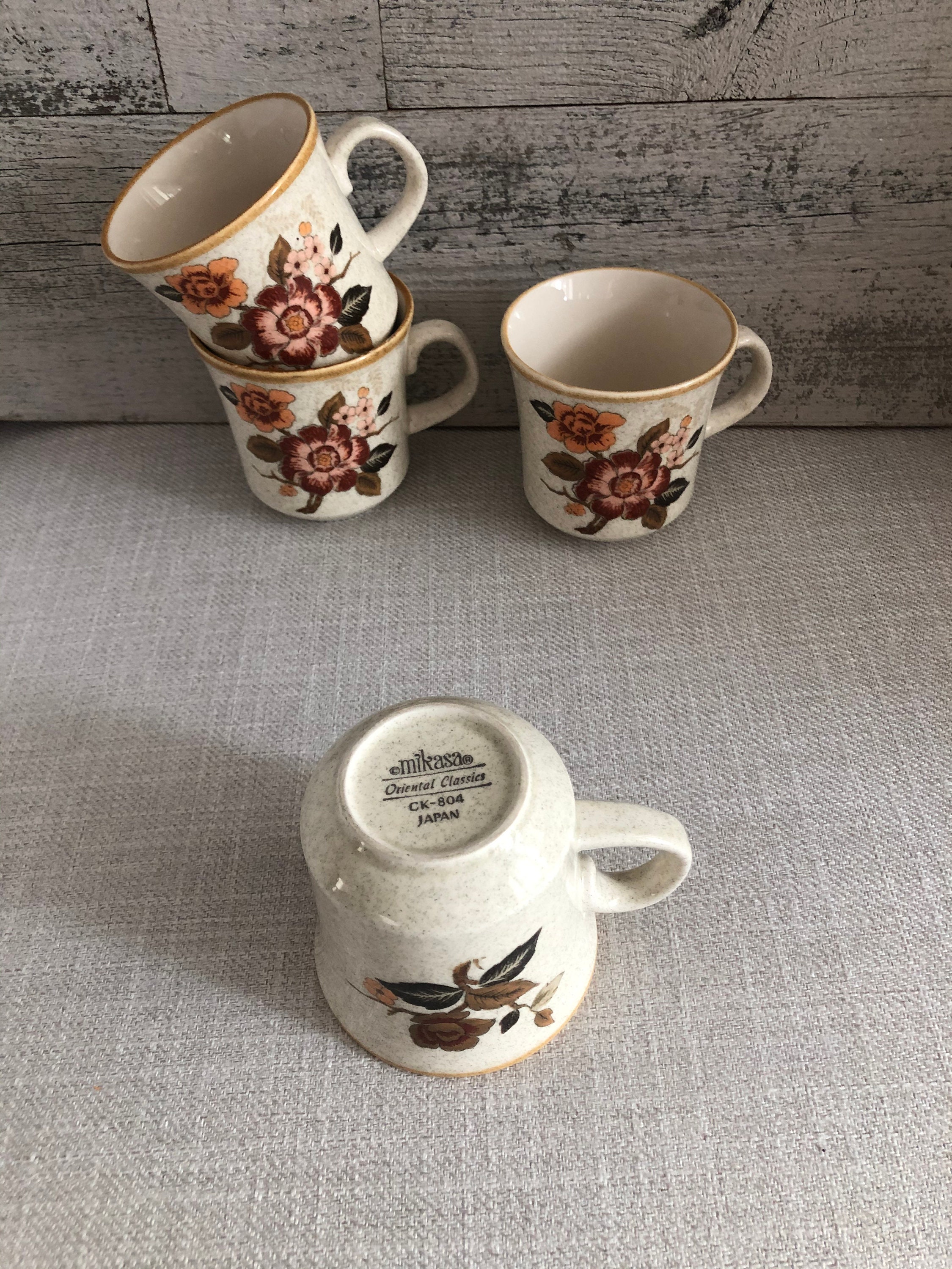 Mikasa Coffee Mugs Cups Vintage Mikasa Oriental Classics | Etsy